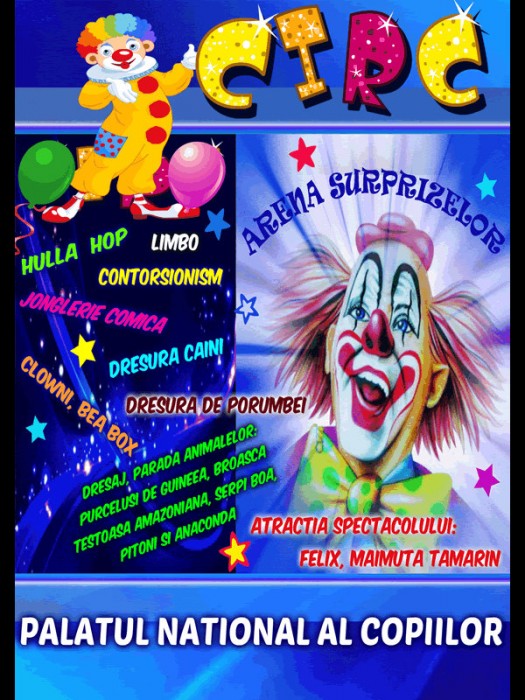 Circ - Arena Surprizelor, evenimente Bucuresti: Sky Trip